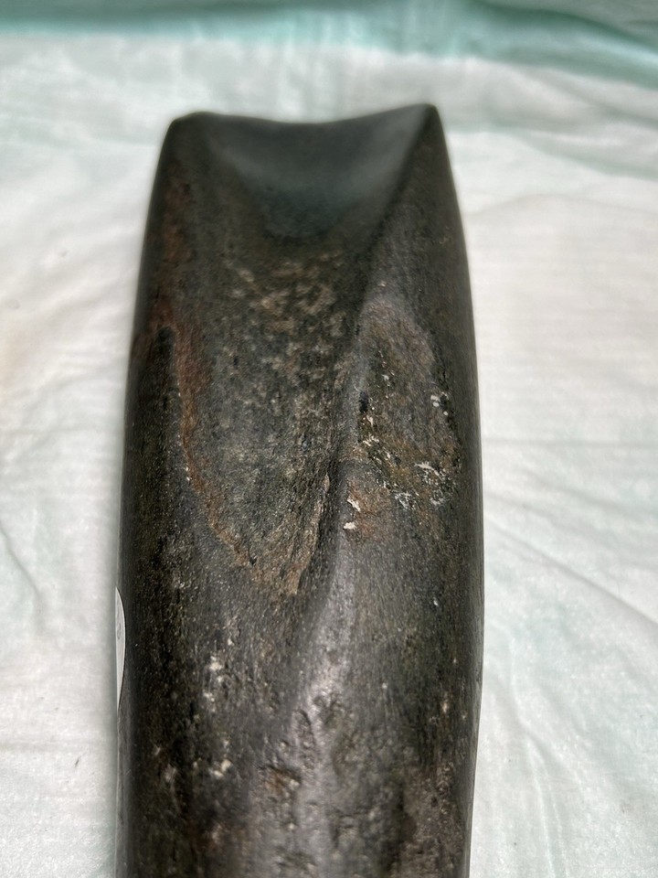 Super Fine 9 Inch Stone Gouge Stokes NC Artifact Axe Arrowhead Museum ...