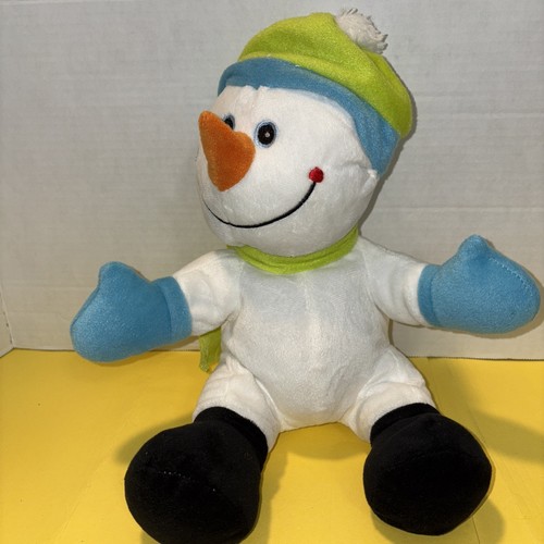 Progressive Plush Snowman Stuffed Toy 14 Inches | eBay