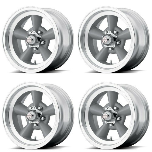 Set 4 American Racing Vintage VN309 TT O 15x8.5 5x4.75 Vintage Silver ...