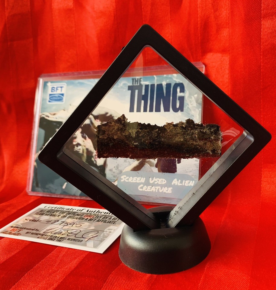 The Thing 2011 Original Screen Used Prop Alien Burnt Body Numbered COA ...