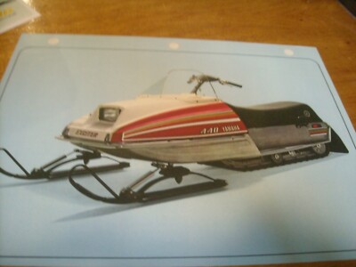 1977 Vintage YAMAHA 440 EXCITER Snowmobile Brochure | eBay
