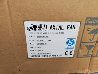 Dunli EC102-A450 EC/DC Axial Fan | eBay