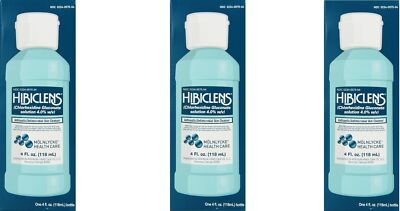 Hibiclens Chlorhexidine Gluconate Solution 4oz (3 Pack) | eBay
