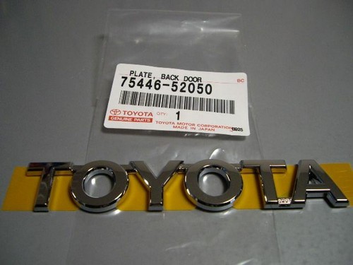 Toyota 07-14 FJ Cruiser Genuine Rear Emblem Badge 75446-52050 F/S | eBay