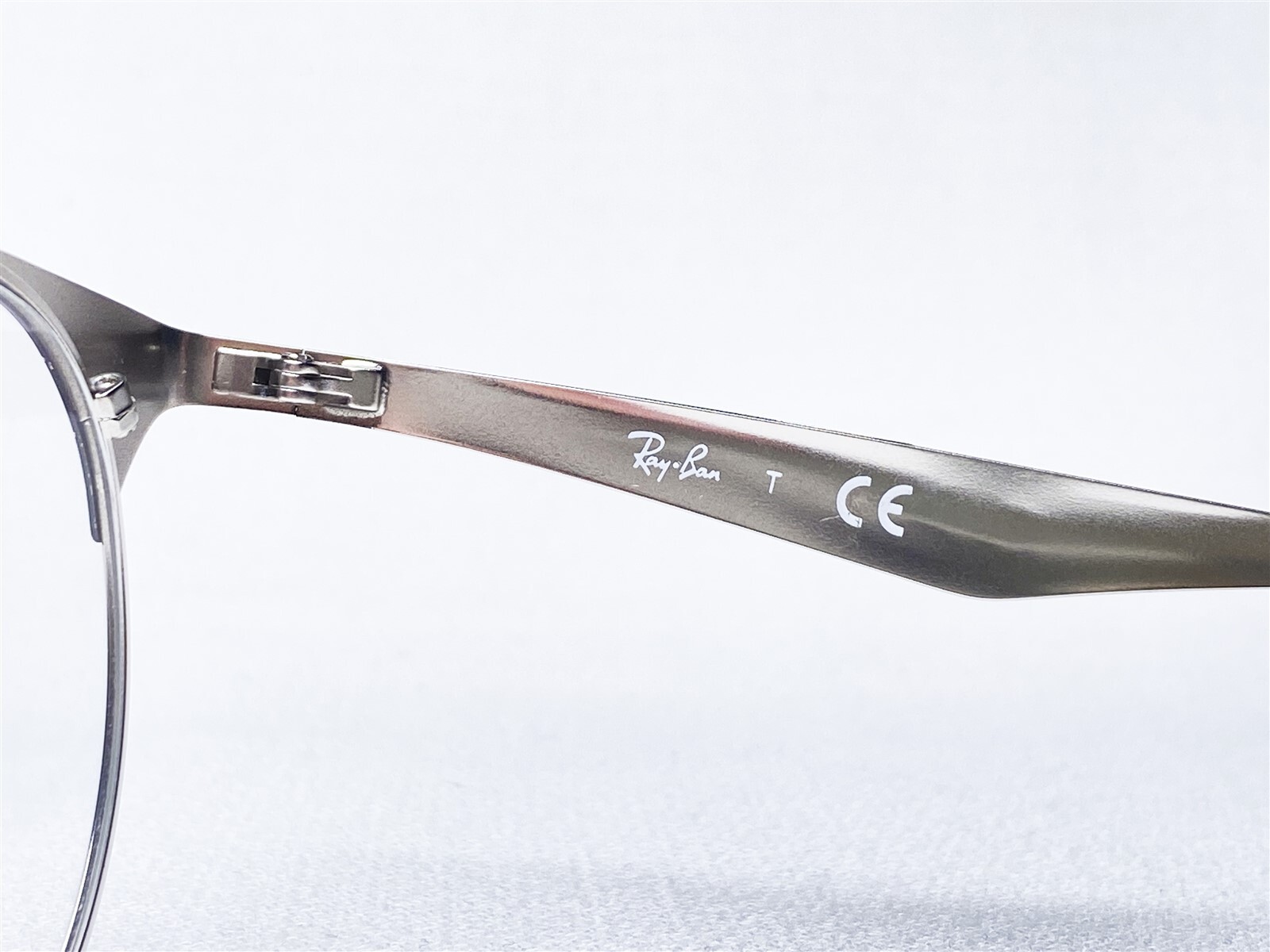 NEW Ray Ban RB6406 2861 Unisex Silver On Top Black Round Eyeglasses ...