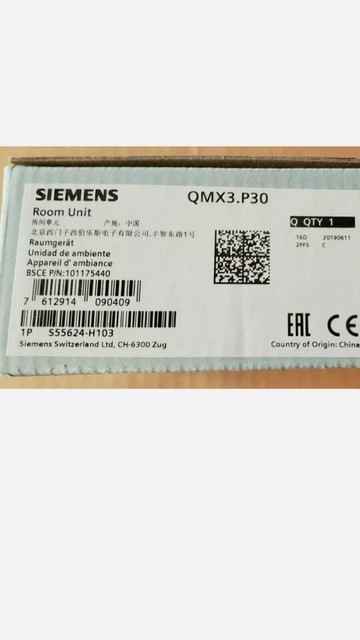 SIEMENS QMX3.P30 ROOM UNIT / ROOM SENSOR KNX FOR TEMPERATURE (Open Box ...