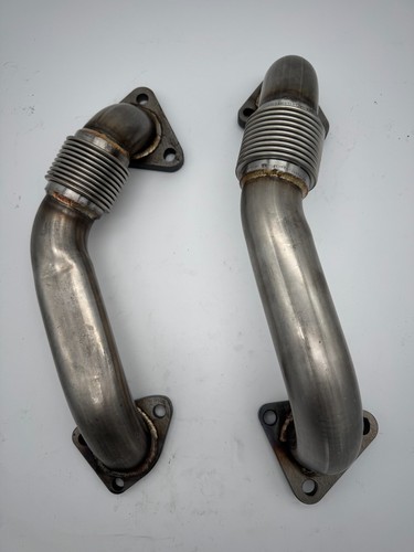 High Flow 304 SS Up Pipes for 01-04 Chevy GMC 6.6L Duramax Diesel | eBay