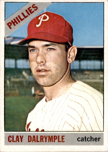 1966 Topps Baseball Clay Dalrymple Philadelphia Phillies #202 | eBay
