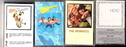 THE MONKEES LOT Of Four Cassettes - The Monkees, Head, Headquartes and ...