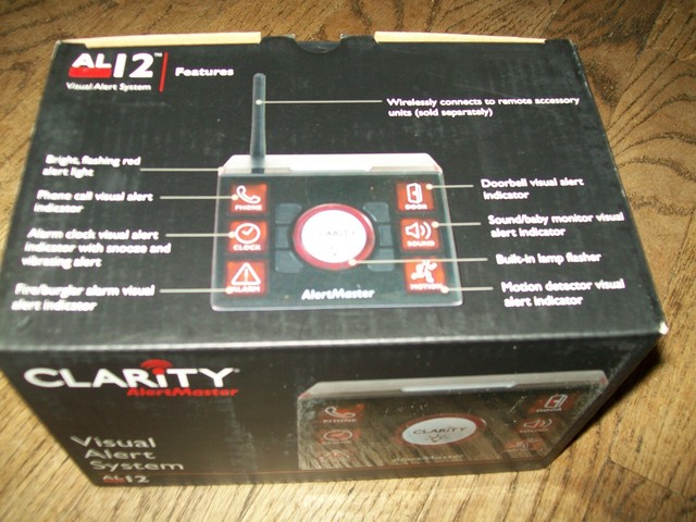 Clarity 52512 AL12 AlertMaster Visual Alert System for sale online | eBay
