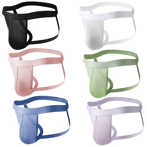 Mens Sexy Underwear Breathable Backless Pouch Briefs Underpants Thong ...