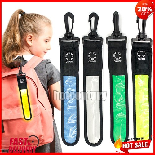 4Pcs LED Flashing Light Reflective Pendants 3 Modes for Backpack Hiking ...