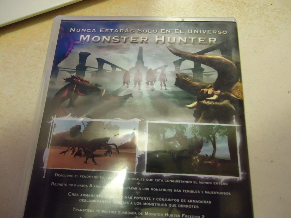 Sony Psp Monster Hunter Freedom Unite completo Pal España | eBay