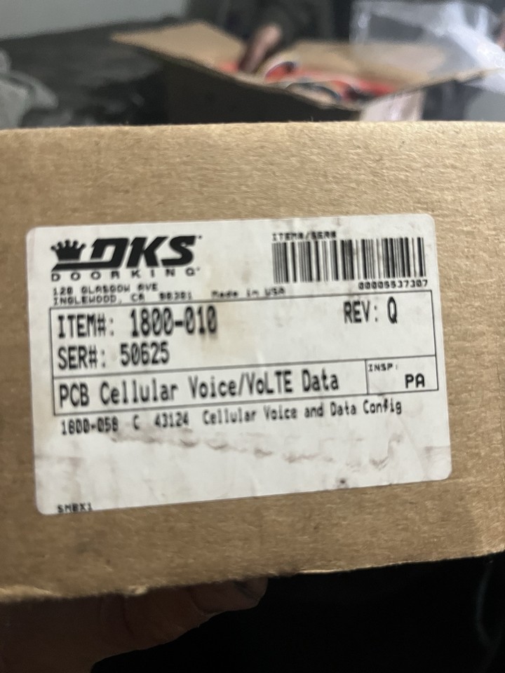Door King DKS 1800-010 V6.0/V7.0/V8.0 Cellular Voice VoLTE Data Control Board | eBay
