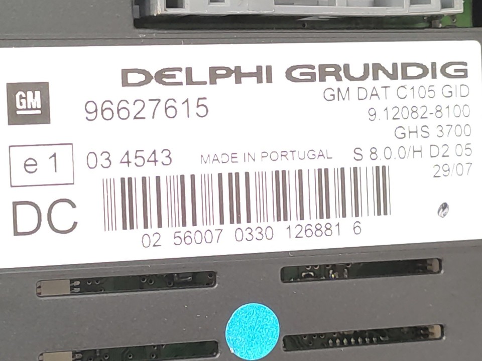 96627615 ECRAN MULTIFONCTIONS / 234937 POUR OPEL ANTARA 2.0 CDTI CAT Z ...