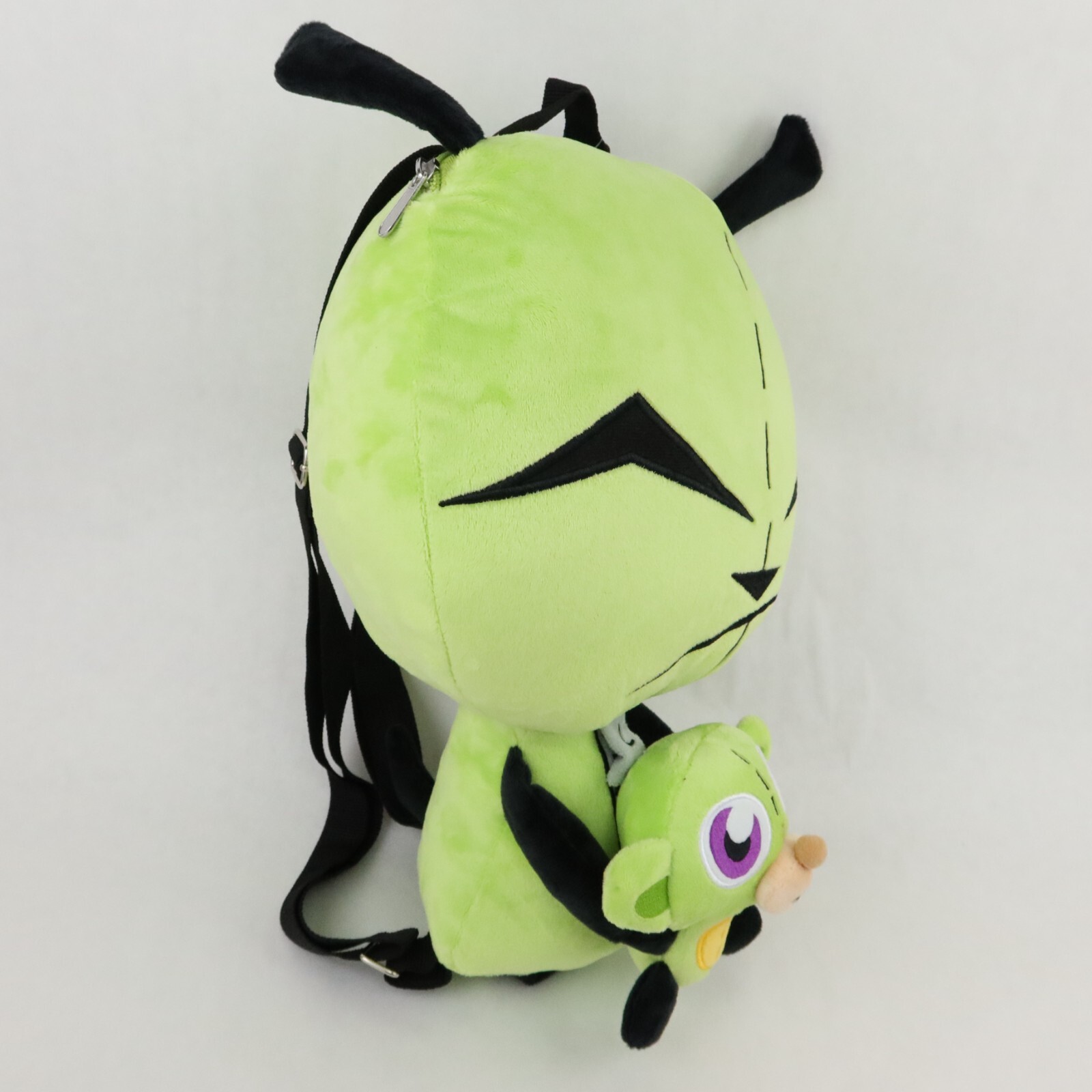 Invader Zim Mini Backpack Bag Green Plush Monkey GIR Tongue 15 ...