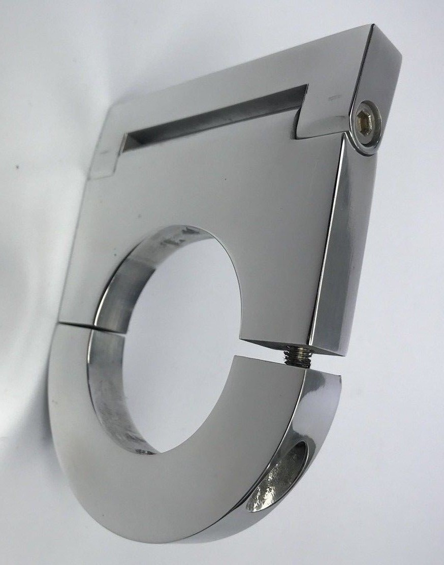 Chrome Universal Steering Column Drop (2.5 Inch Drop Swivel For 2 Inch ...