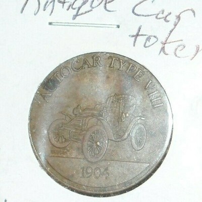 1904 Autocar Type VIII Bronze Car Token | eBay