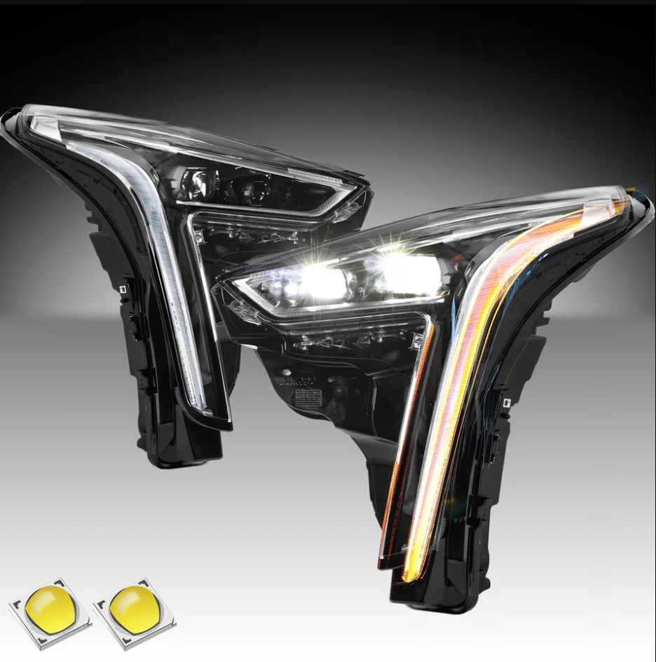 Full LED Headlight W/ Cornering Lamp Driver&Passenger Fit 2019-2021 Cadillac CT6 | eBay