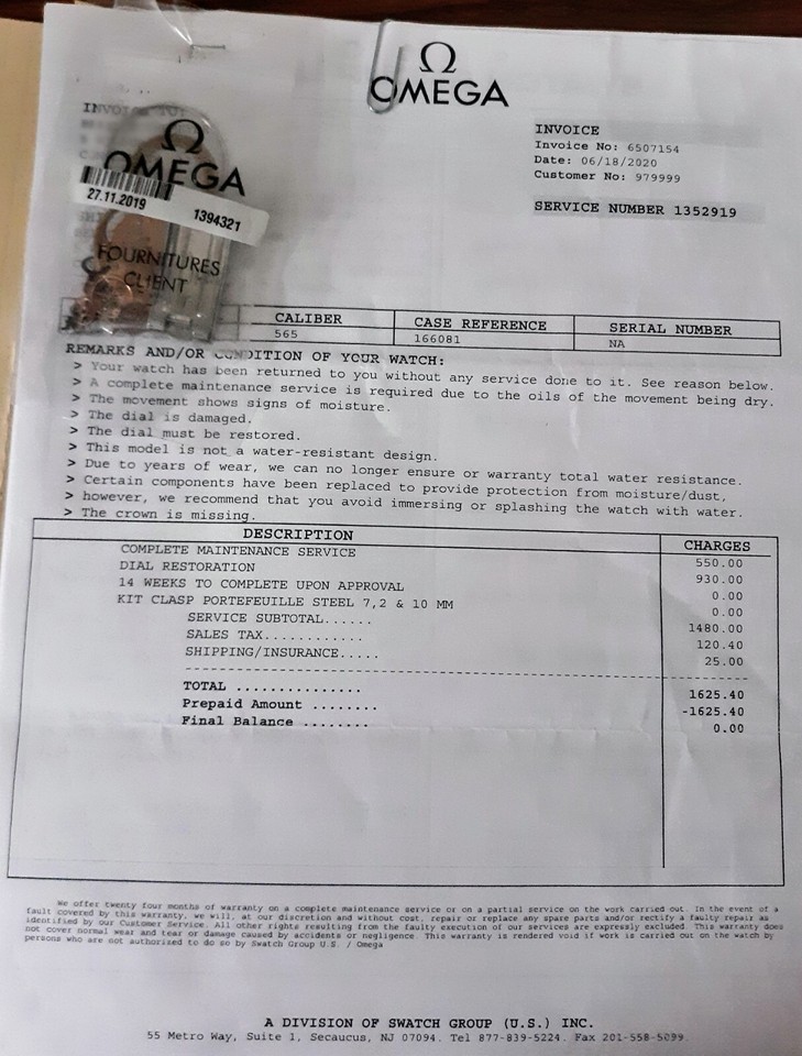 Omega Genève Dynamic 166081 restored/fully serviced by Omega | eBay