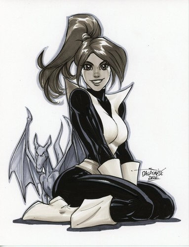 Kitty Pryde X-Men Pin Up Wolverine Phoenix original art | eBay