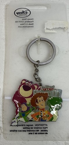 Disney Toy Story Enameled Metal Keychain Buzz Woody Rex Lotso Sparks 2 ...