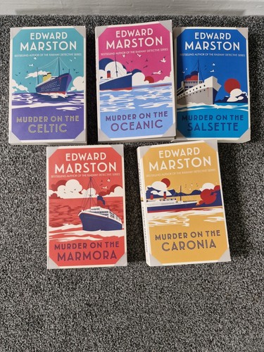 EDWARD MARSTON OCEAN LINER 5 MURDER BOOKS VGC | eBay UK