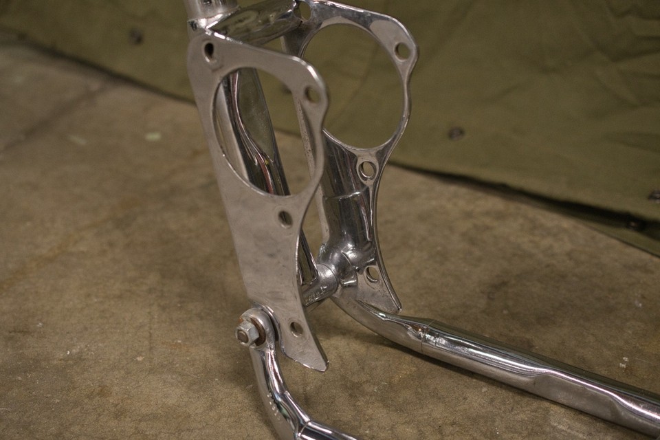 1950 Triumph Pre Unit Rigid Frame Chrome Plated 650cc Survivor show ...