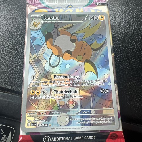 Raichu 211/193 Illustration Rare Sv02: Paldea Evolved Pokemon Card NM+ ...