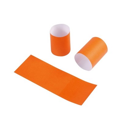 Orange Paper Napkin Bands Box of 2500 Self-Adhesive Rings Cutlery Wraps ...
