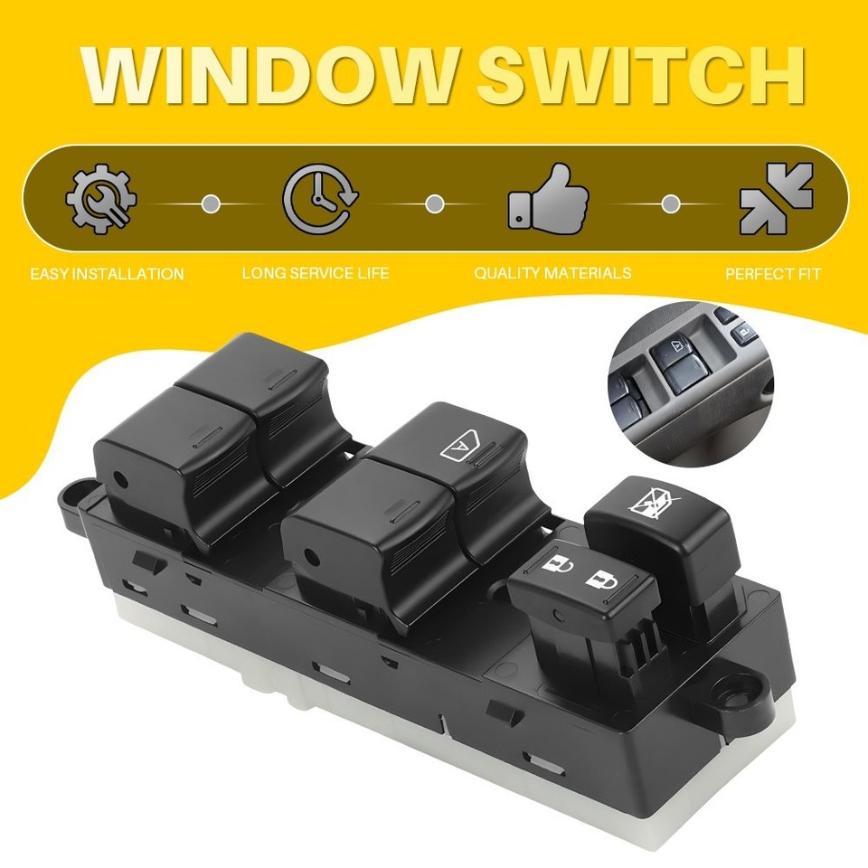 25401ZP70A Power Window Master Switch Driver LH for Nissan Frontier ...
