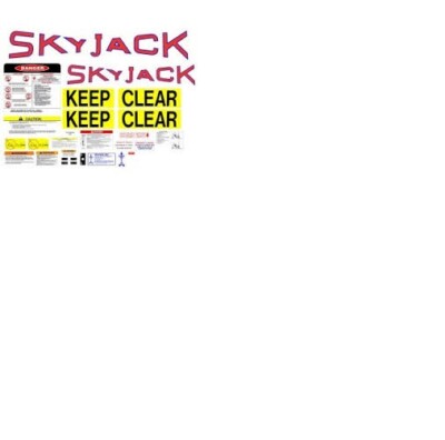 for SKYJACK 105298, DECAL KIT - SJ2 | eBay