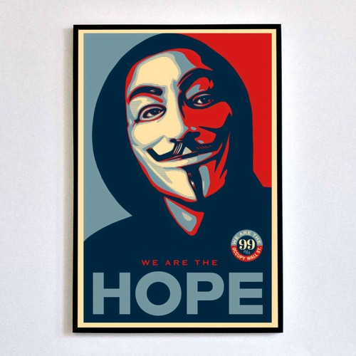 WE ARE THE HOPE Iconic Protest Trump Poster Wall Art Print Gift 12x18 ...
