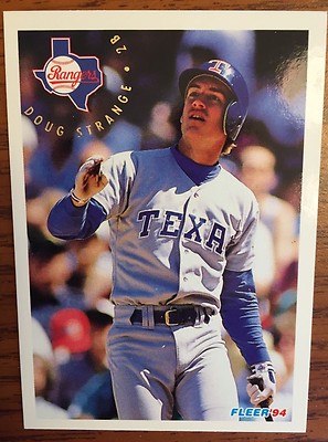 1994 FLEER DOUG STRANGE BASEBALL TRADING CARD #322 TEXAS RANGERS | eBay