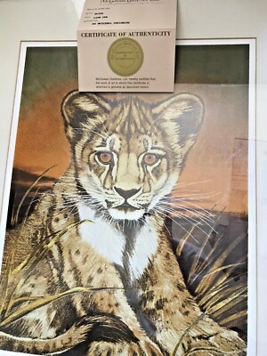 Martin Katon LION CUB Figure Original Serigraph Certificate ...