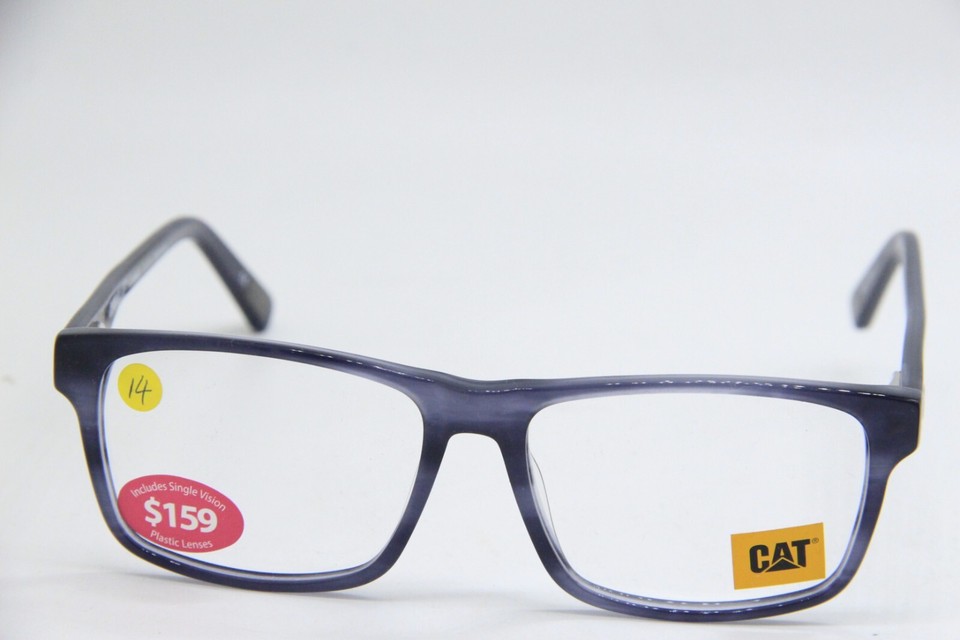 NEW CATERPILLAR CTO BOLT COL. 119 BLUE HORN AUTHENTIC FRAMES EYEGLASSES ...