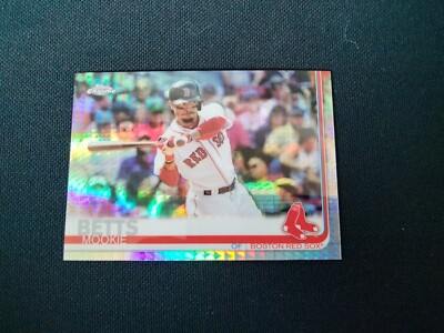 Mookie Betts 2019 Topps Chrome Hyper #50 - Boston Red Sox/LA Dodgers 🏆 ...