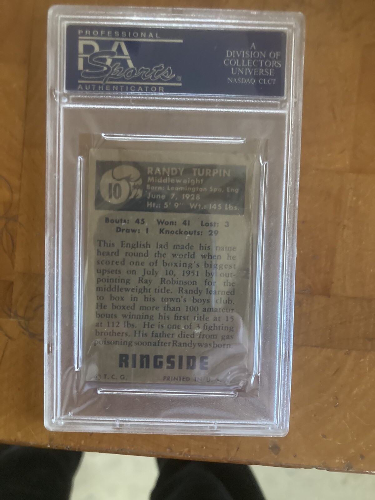 1951 Topps Ringside - Randy Turpin #10 for sale online | eBay