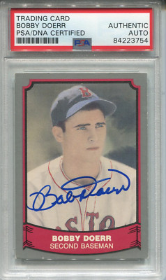 Bobby Doerr Autographed 1988 Pacific Card (PSA) | eBay