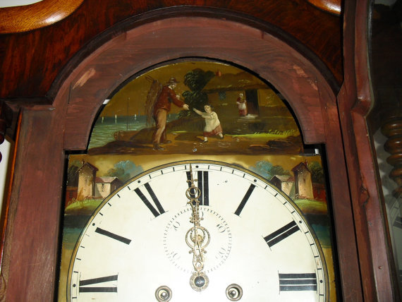 ANTIQUE TALL CASE CLOCK Charles of Louth C. Pailthorp~ Ca.1850 FREE ...