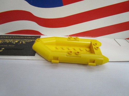 LEGO YELLOW SMALL "RUBBER" RAFT, ZODIAC, BOAT,CITY, FIRE | eBay