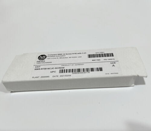 1 PCS New Sealed AB 5069-RTB14CJC-SCREW Allen-Bradley 5069RTB14CJCSCREW ...
