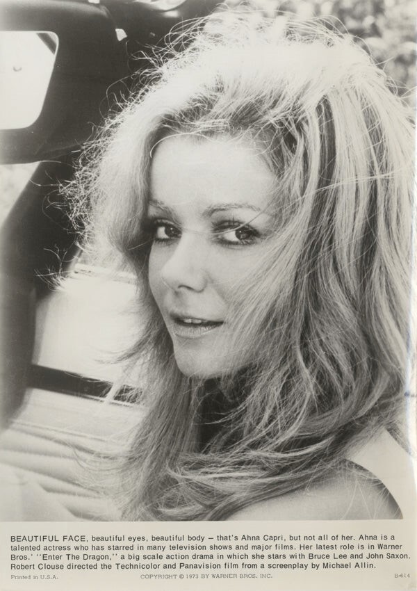 Ana Capri Enter The Dragon AHNA CAPRI Tribute | ENTER THE DRAGON