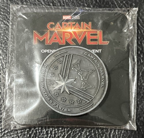 Marvel CAPTIN MARVEL MOVIE Real 3D Promo Coin MINT | eBay