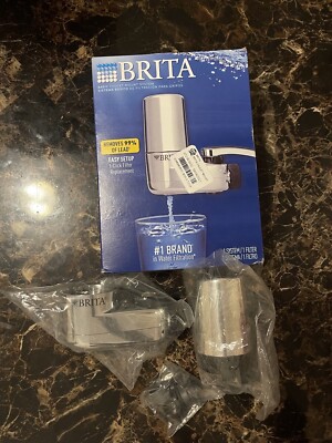 Brita Basic Faucet Mount Water Filtration System Chrome 885693010273| eBay