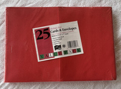 25 Holiday Red Cards & Envelopes Rubber Stamping Crafts | eBay