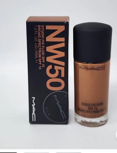 New Authentic MAC Cosmetics Studio Fix Fluid SPF 15 Foundation NW50 | eBay
