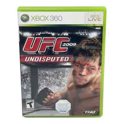 Microsoft XBOX 360 UFC 2009 Undisputed XBOX Live Video Game Pre-owned ...