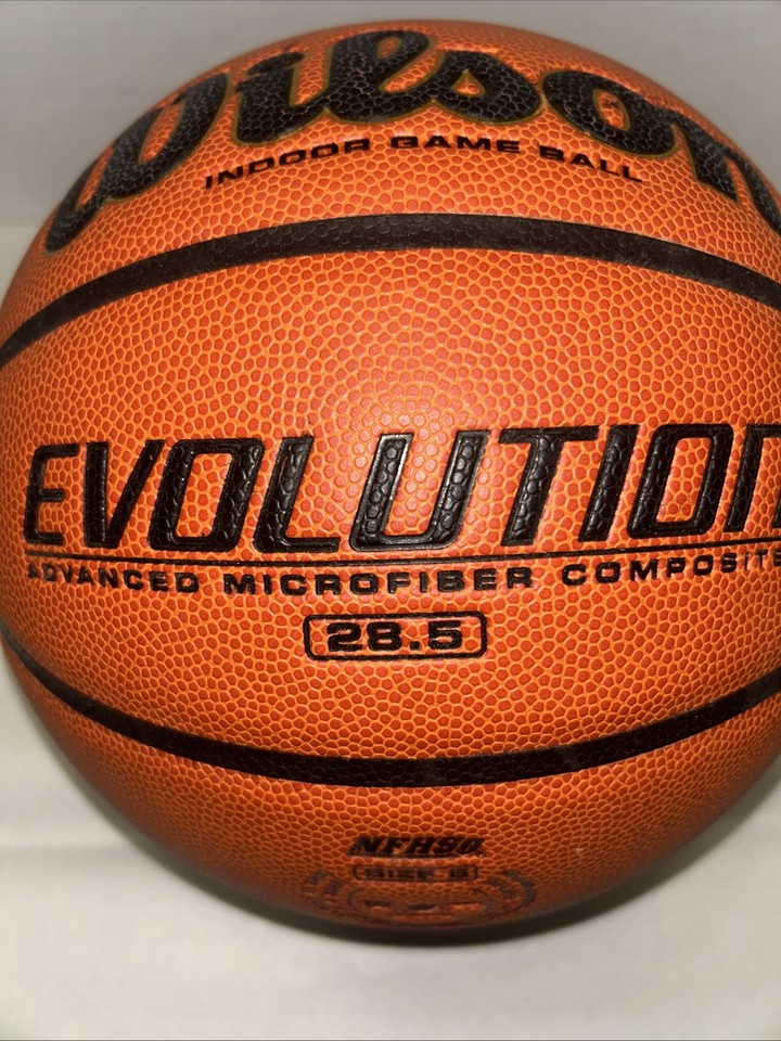 Wilson Evolution Indoor Game Basketball 28.5" NFHS WTB0586 Microfiber ...