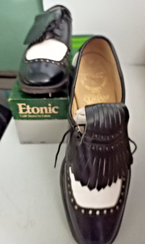 Vintage Etonic Golf Shoes by Eaton All Weather W/Du Pont Corfam Size 9D ...